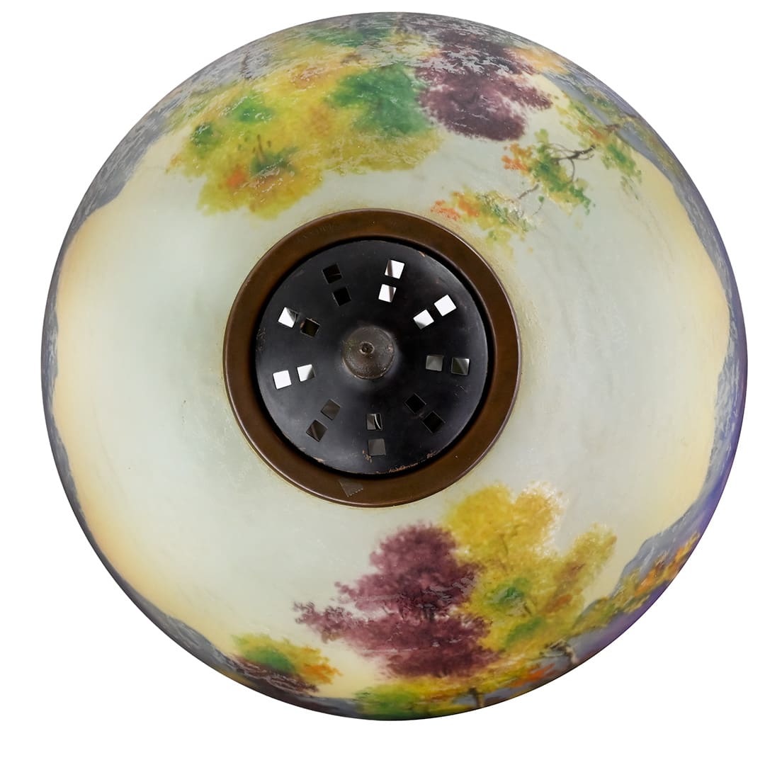 Handel Reverse Painted Scenic Lamp - Tangible Investments