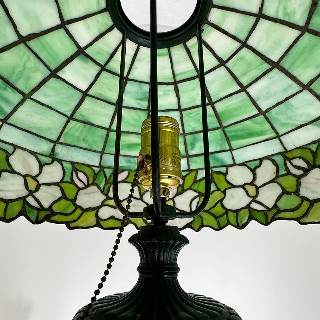 Edward Miller & Co. Floral Table Lamp - Tangible Investments