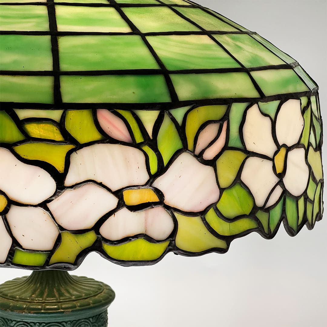 Edward Miller & Co. Floral Table Lamp - Tangible Investments