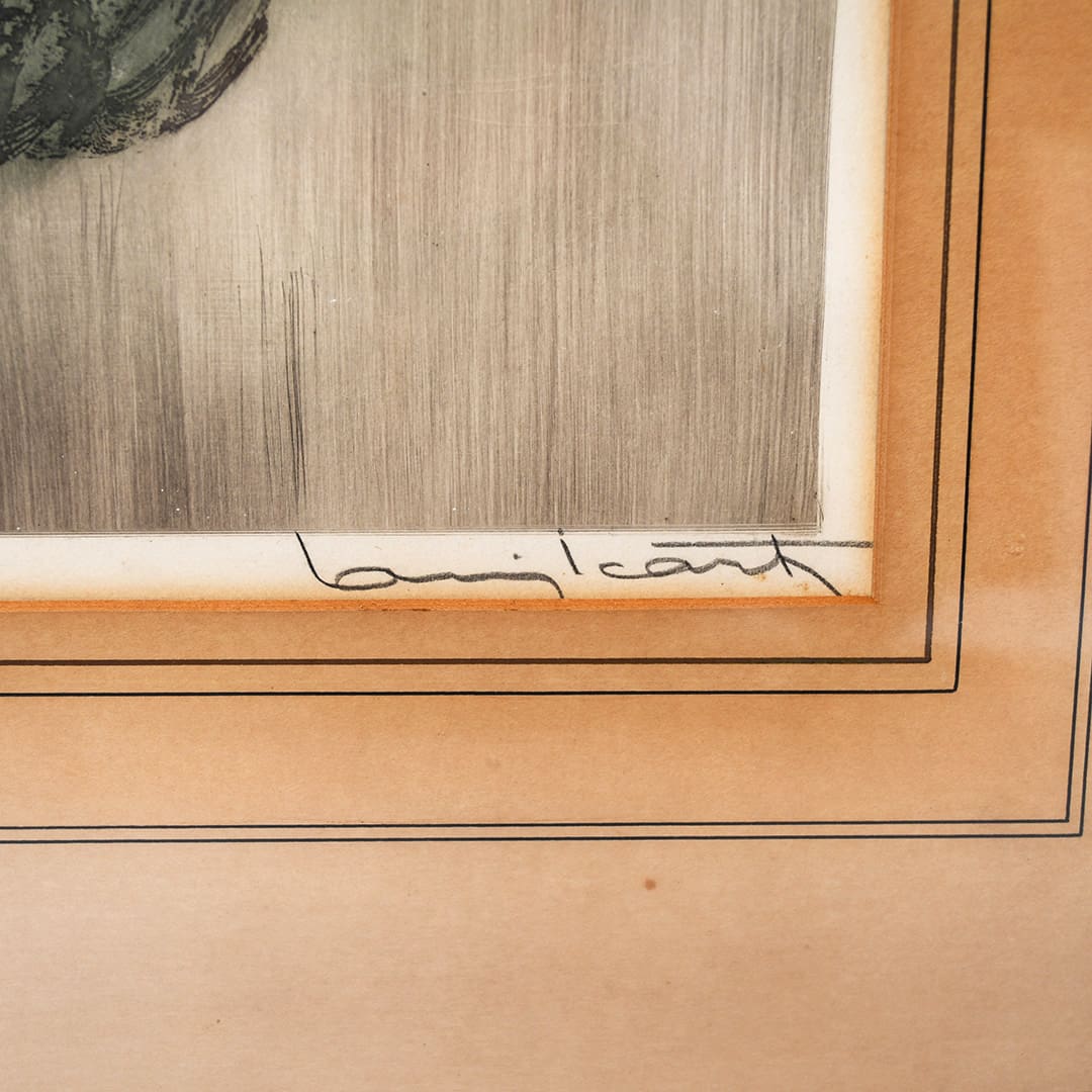 1928, Louis Icart Etching, "Casanova" - Tangible Investments