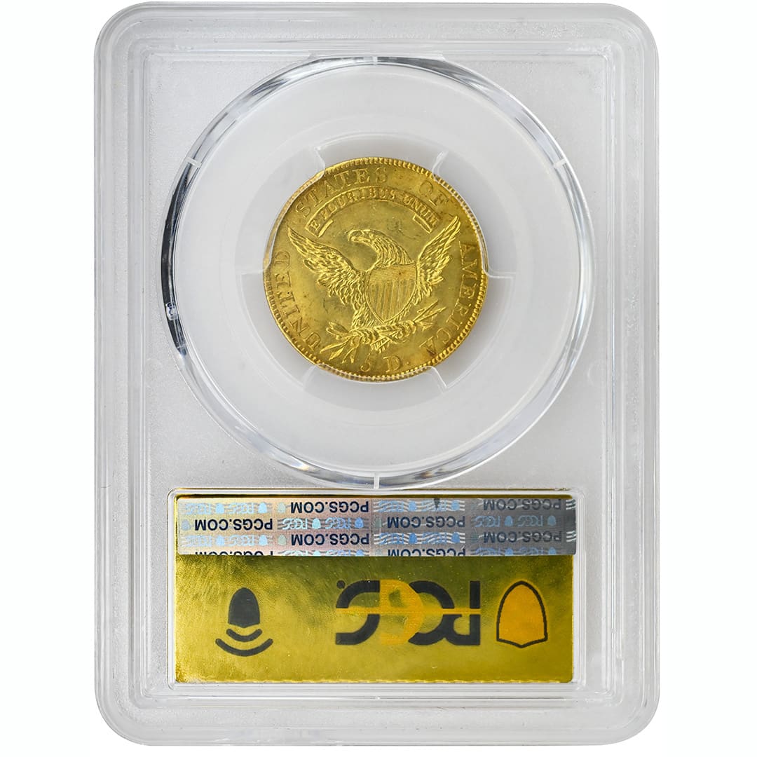 1808/7 $5 Capped Bust, PCGS MS64 - Tangible Investments