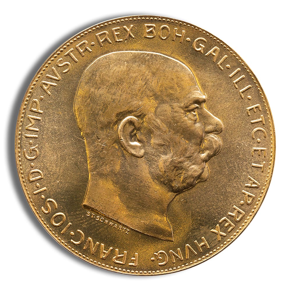 Austria 100 Corona Gold Coin - Tangible Investments