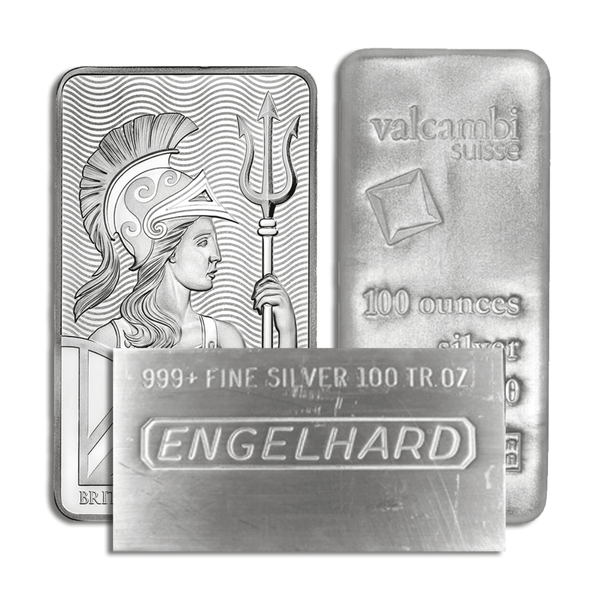 100 oz Silver Bar - Brand Varies - Tangible Investments