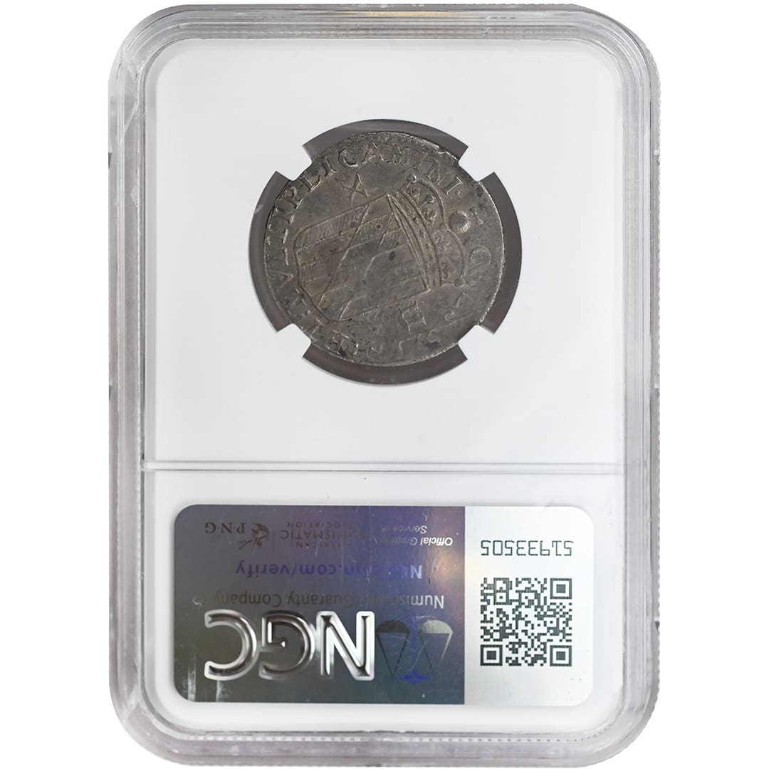 1659 Maryland Shilling Lord Baltimore Pre-1776 States Coinage, NGC AU58 ...