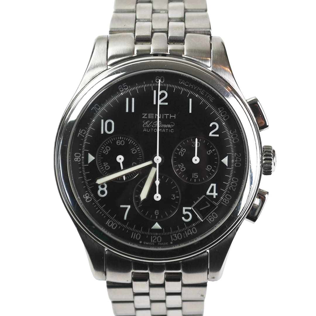 Zenith Primero Stainless Steel Watch 38mm - Tangible Investments