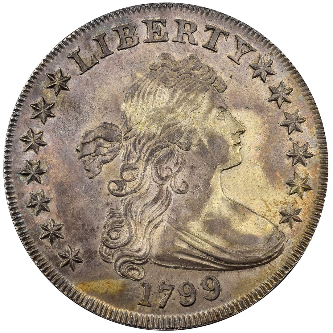 1799 $1 Draped Bust Dollar, NGC MS61 - Tangible Investments