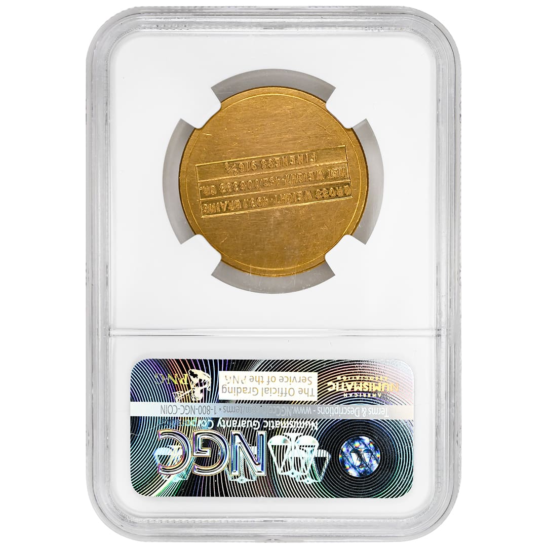 (1945-46) 4 Pd KM-34 NGC AU Details - Tangible Investments