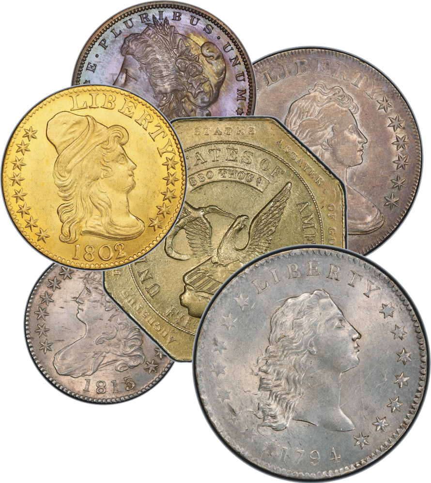 Rare Coins & Precious Metals, Jewelry, Art & Antiques.