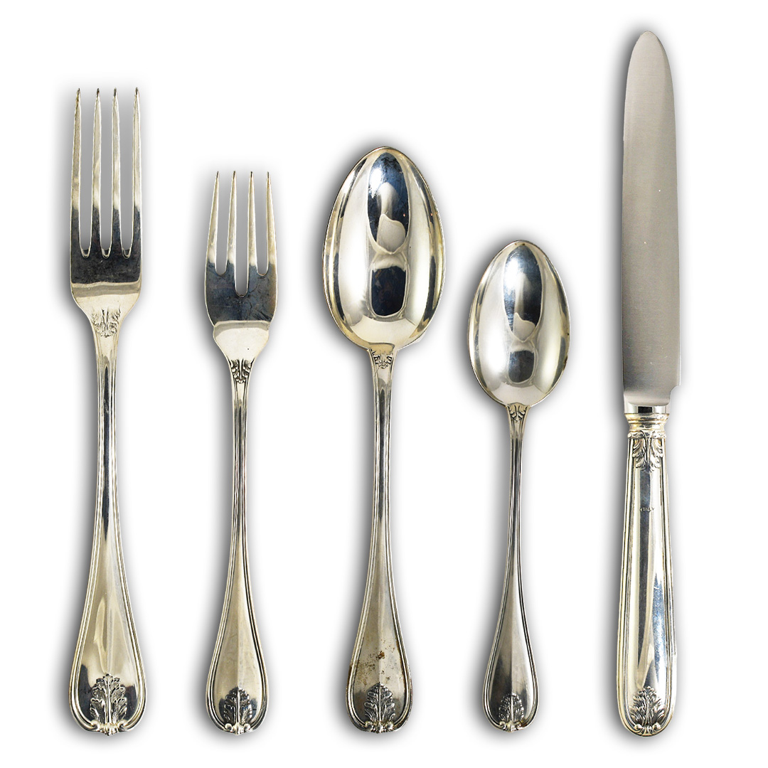 Laura by Buccellati Sterling Silver 5 Piece Dinner Set (No Monogram ...