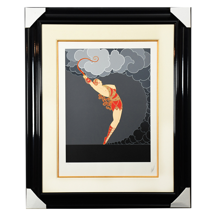 The Dancer by Erte, Limited Edition Print; Signed - Tangible Investments