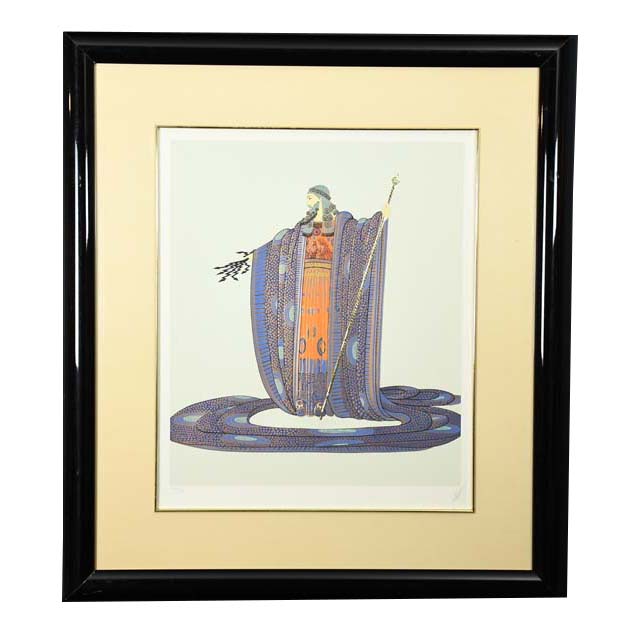 Hera and Zeus by Erte (2 Piece Art); Signed - Tangible Investments