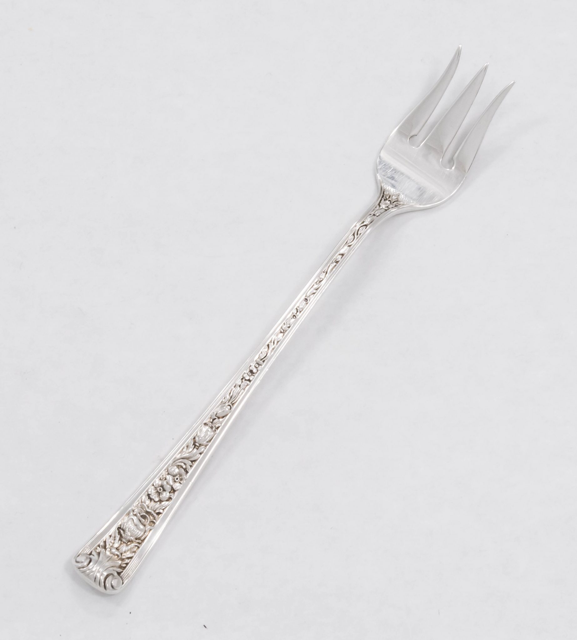 Windsor Rose by Watson Sterling Silver Cocktail Fork 5 3/4" - No ...