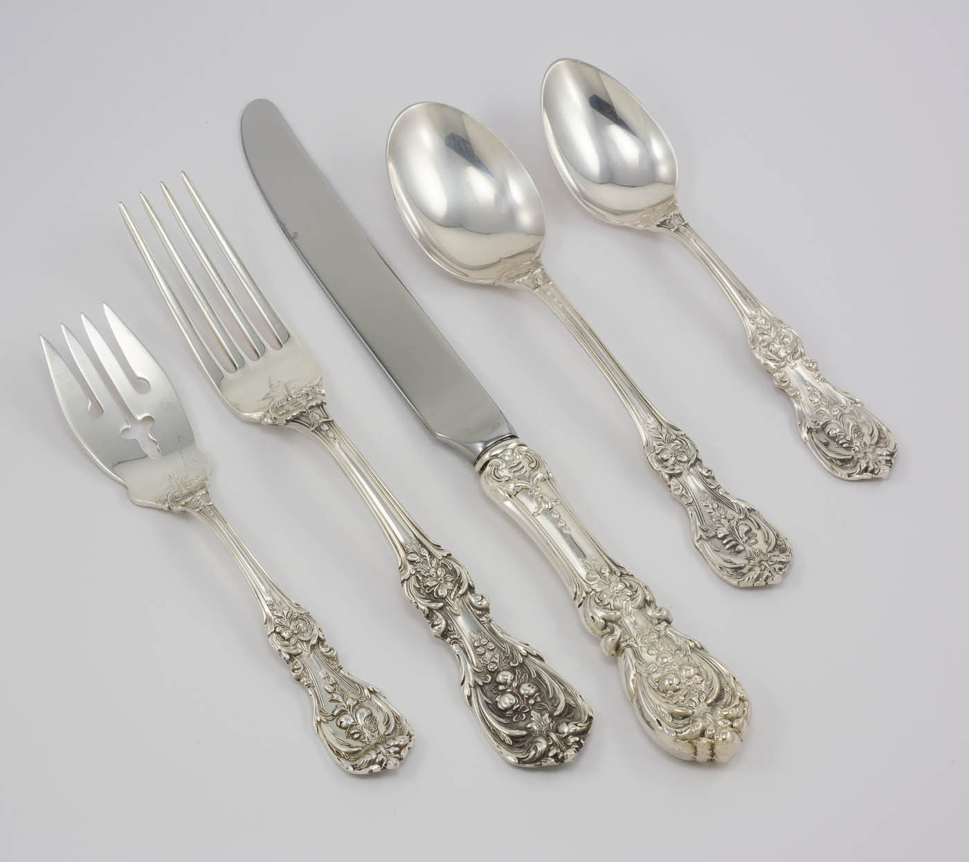 Francis I by Reed and Barton 5 Piece Dinner Set, New French Knife - No ...