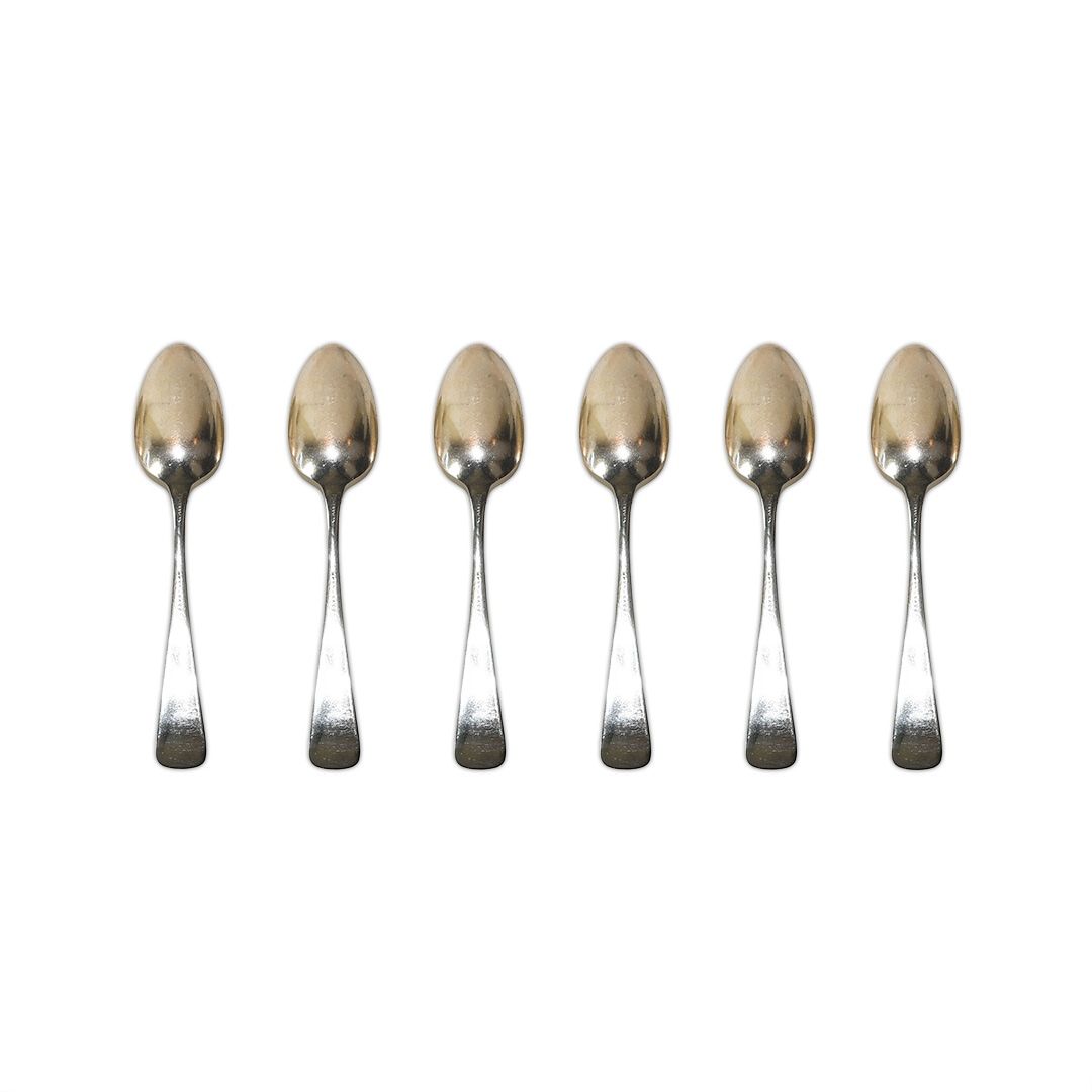 Lot of (6) Sterling Silver Spence & Co. Teaspoons - Monogram - Tangible ...