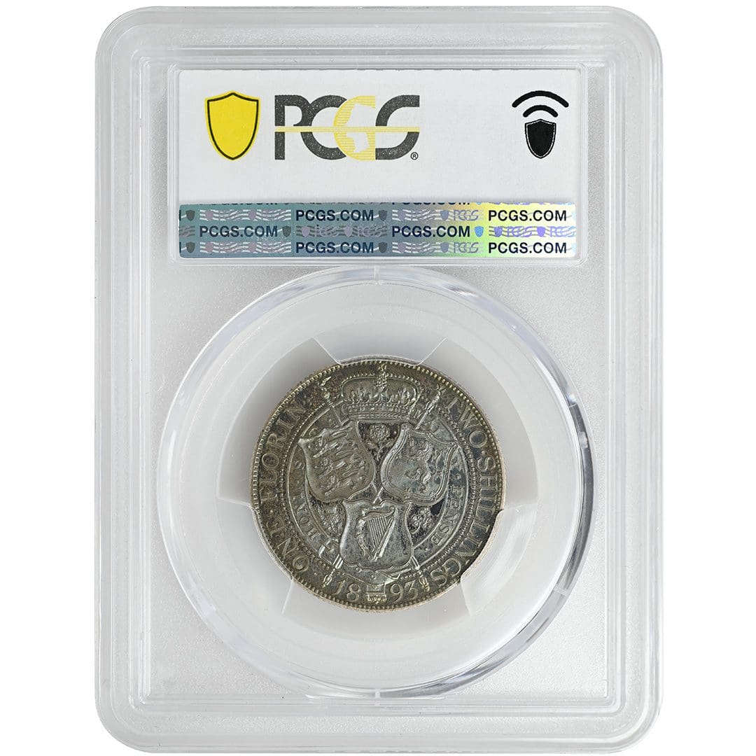 1893 10 Piece Great Britain Set 1/2 Cr, 1/2 Sov, 2 Sov 3 Pence, 6Pence ...