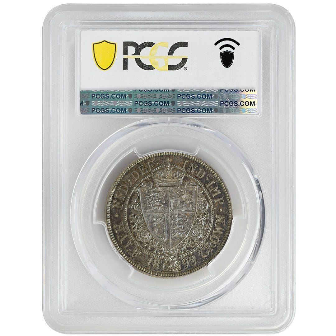 1893 10 Piece Great Britain Set 1/2 Cr, 1/2 Sov, 2 Sov 3 Pence, 6Pence ...